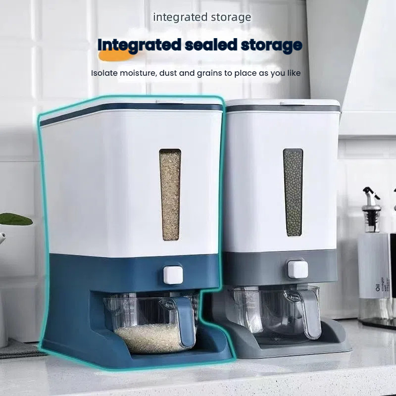 Rice Dispenser Automatic 12KG With Rinsing Cup smart Rice Dispenser ...