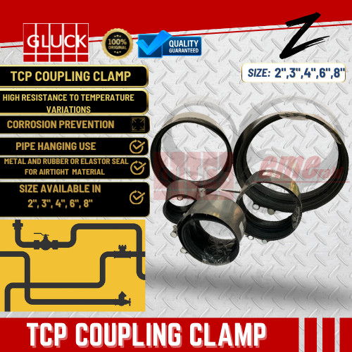 TCP COUPLING CLAMP (High Resistance to Temperature Variations)SIZE ...