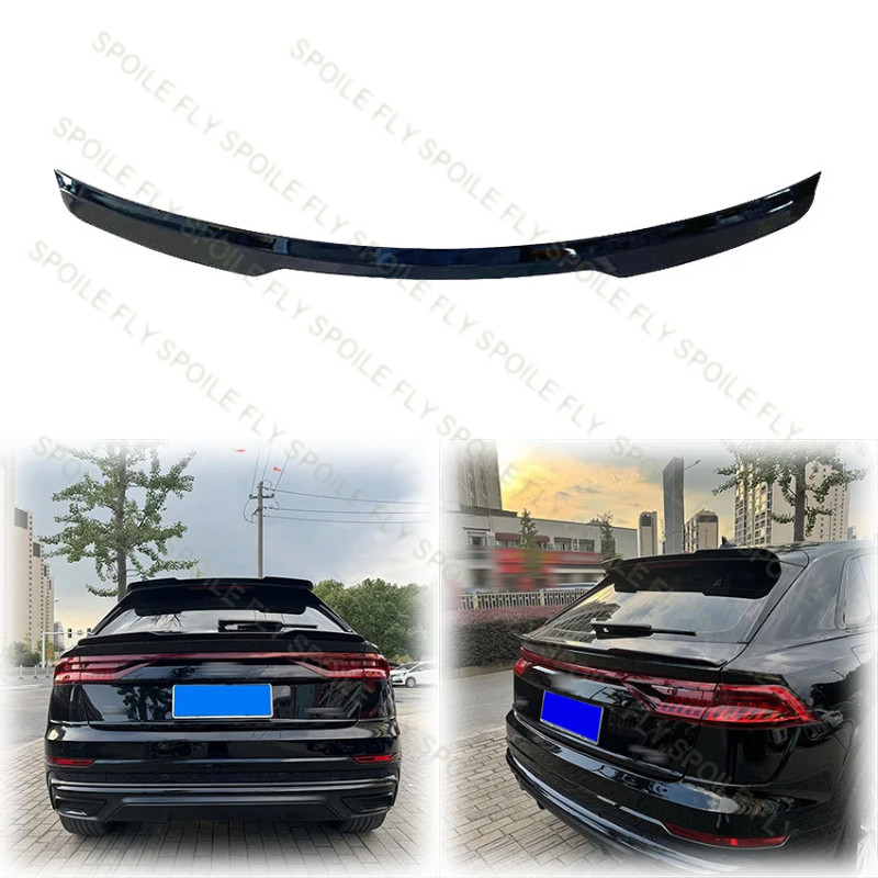 2018 2019 2020 2021 2022 To Up Rear Middle Trunk Lip Wing For Audi Q8 ...
