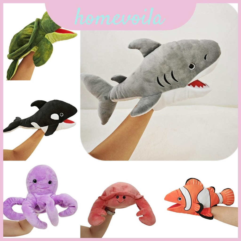 Interactive Puppet Play With Marine Animals Shark Turtle And More ...