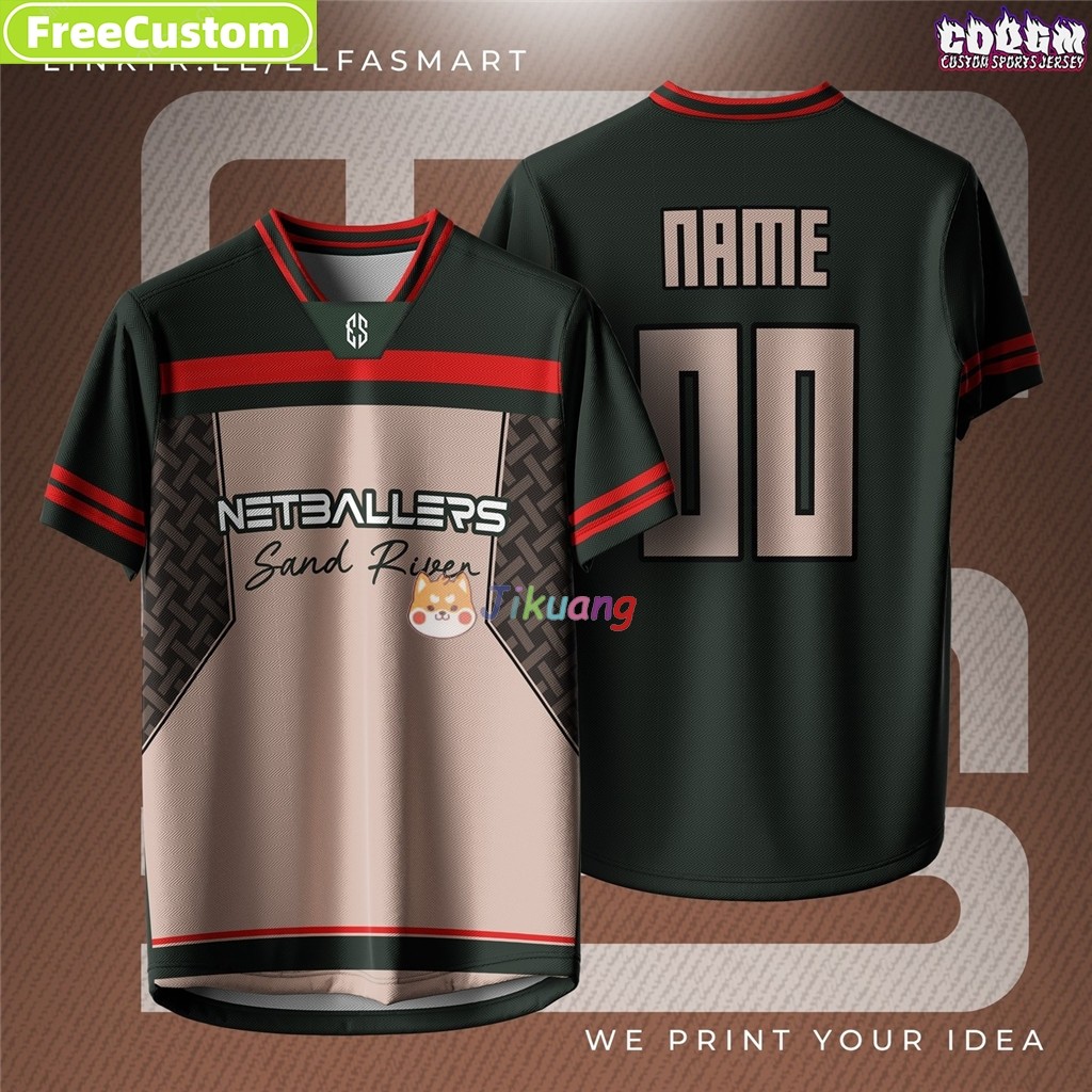 [Free Custom] Fresh Design Fully Sublimated Netball NFL Jersey Custom ...