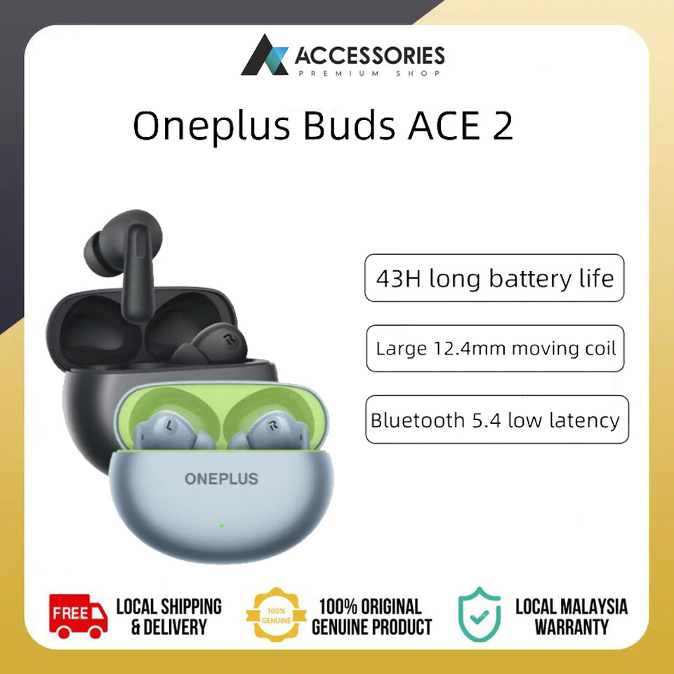 [ New ] OnePlus Buds Ace 2 in-ear Bluetooth Headset Music Movement AI ...