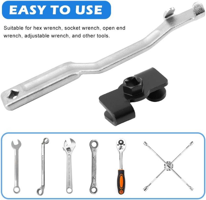 Universal Torque Wrench Adapter Extension Rod Adjustable Lever Arm Bar ...