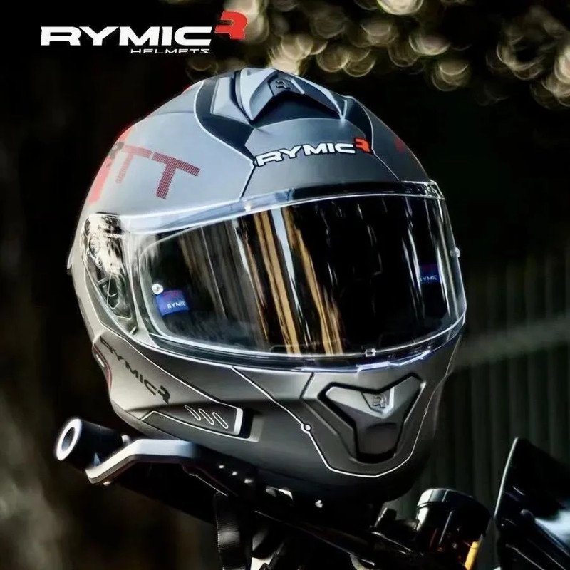 RYMIC DOT ECE Certification Motorcycle Helmet Full Face Helmet Colour ...