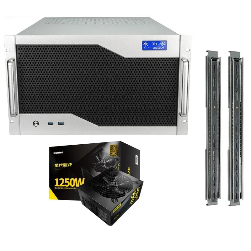 Chassis Multiple Graphics Card EATX Dual Motherboard ATX Power Supply ...