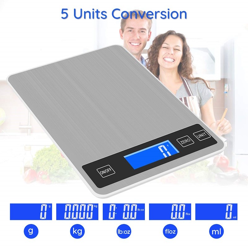 15Kg 1g Kitchen Scale LCD Kitchenware Electronic Digital Weighing Food ...