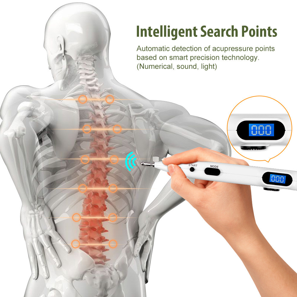 Electric Acupuncture Pen Meridian Massage Energy Physiotherapy Pen ...