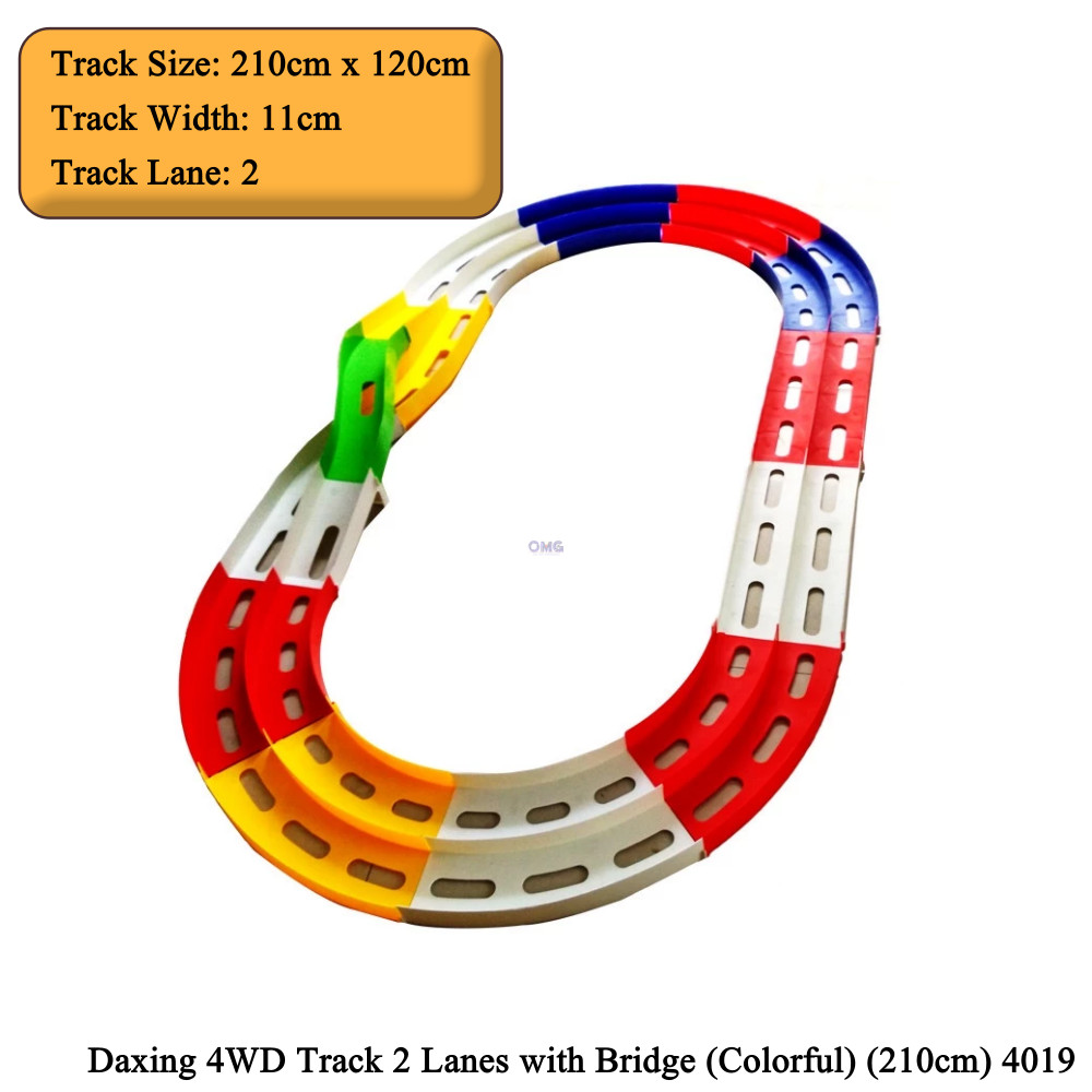Daxing 4WD Circuit Track 4008 4018 4019 (2 Lanes / 3 Lanes) (Colorful ...