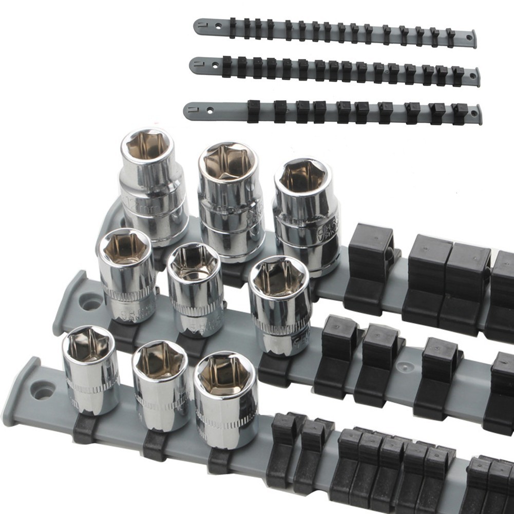 (THEBEST) 3pcs Socket Storage Rack Socket Organizer Tray 350mm Socket ...