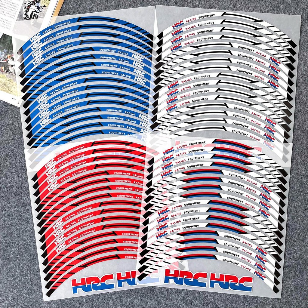 17" HRC Racing Wheel Rim Stickers for Honda CBR1000RR-R Fireblade SP ...