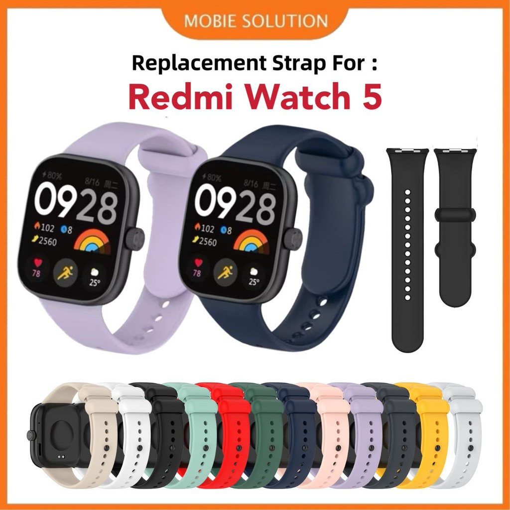 Strap For Redmi Watch 5 ( 2.07” ) Smart Watch Colorful Silicone Strap ...