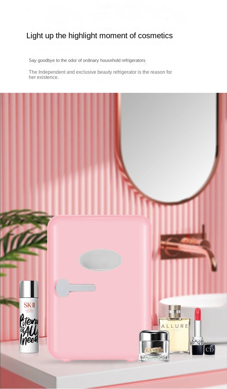 New mini refrigerator Beauty makeup refrigerator Small household car ...