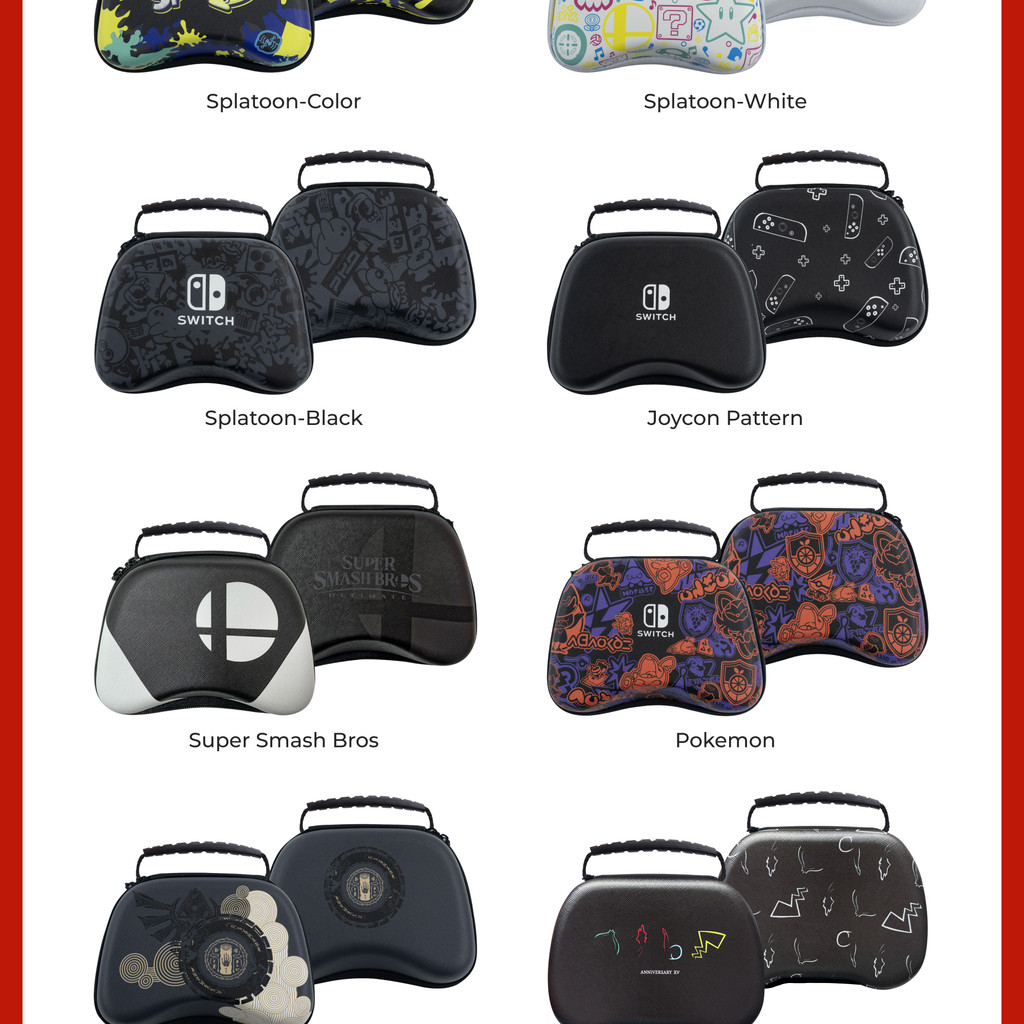 PS4 PS5 XBOX ONE/SERIES Switch Pro Controller Bag Nylon Eva Case Cover ...