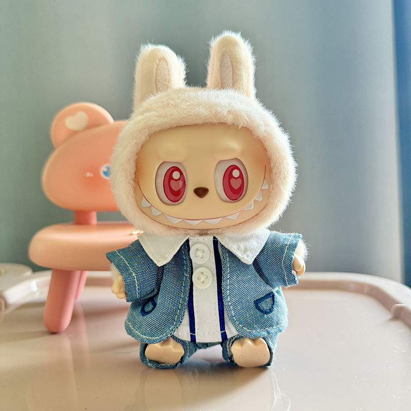 In stock, Labubu Sit Sit Party Collection V2 Plush Clothes, Shirts ...