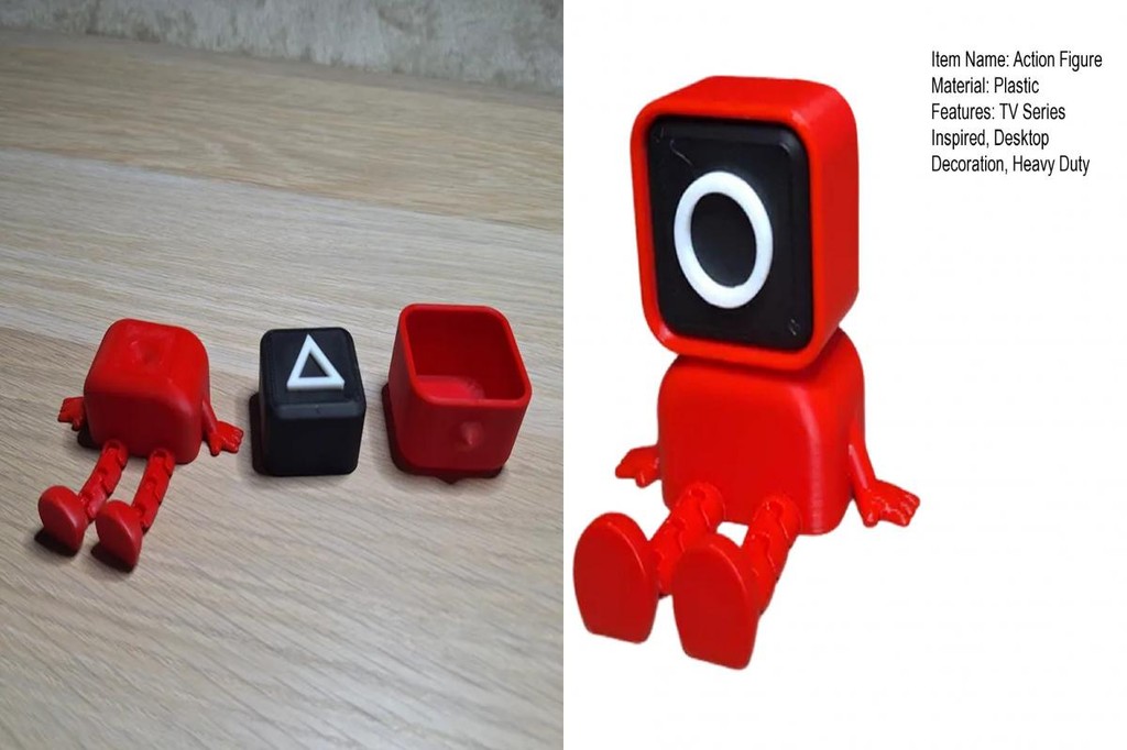 MX_ Tv Series Inspired Figure Cartoon Action Statue 3d Printed Cartoon ...