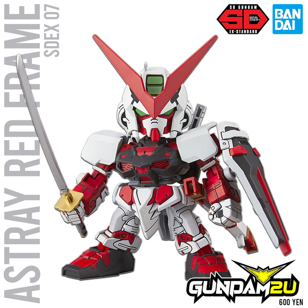 BANDAI SDEX 07 Gundam Astray Red Frame - SD Gundam EX-Standard STD ...