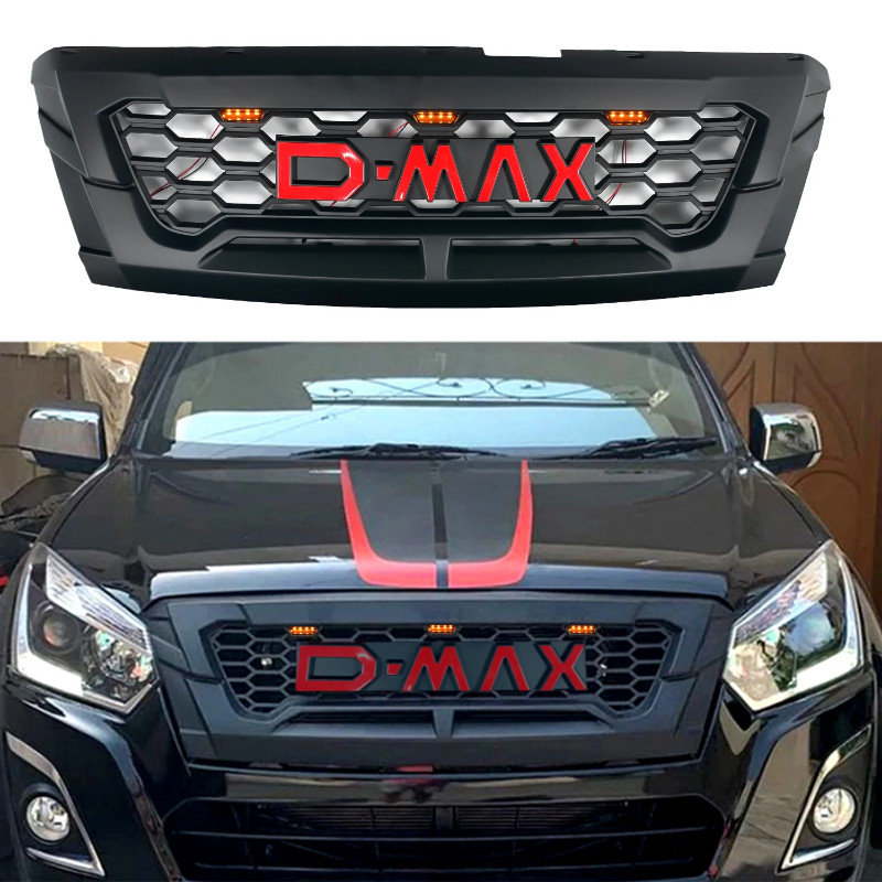 Modified For D MAX Racing Grill For D-MAX DMAX 2016 2017 2018 2019 ...