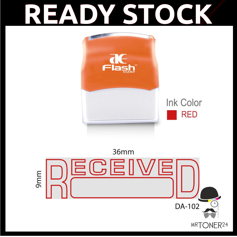 (RECEIVED) AE Ready Made Stamp / Ready Made Chop / Stock Stamp DA-102 ...