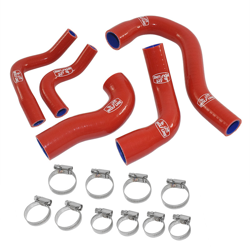 5pcs Radiator Hoses Water Coolant Tube Silicone Pipes For Yamaha MT-09 ...