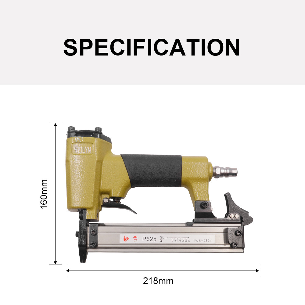 23 Gauge Pneumatic Pin Nailer P625 Accept 3/8-Inch to 1-Inch Length Air ...