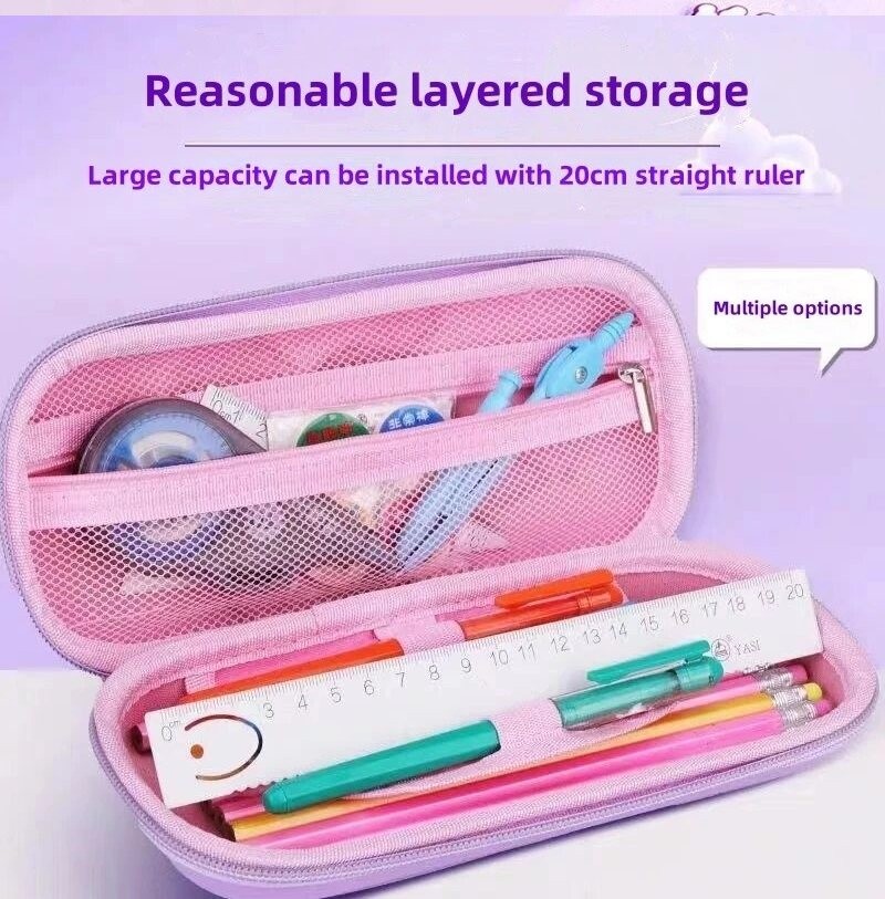 Pencil Case EVA 3D Waterproof School Pencil Box Pencel Case Kotak ...