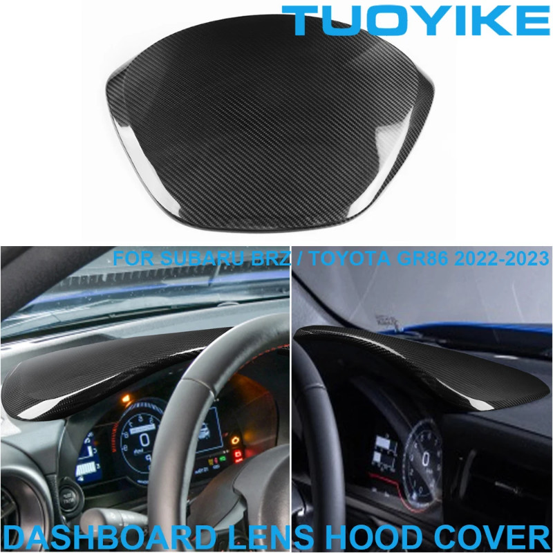 LHD RHD Real Carbon Fiber Dashboard Instrument Anti-sunshine Hood Frame ...