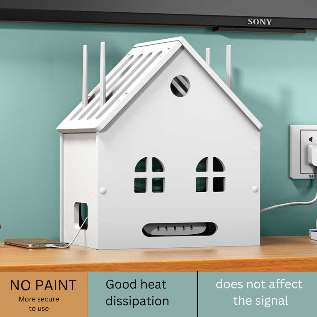 Wifi wireless router storage box home set-top box optical modem storage ...