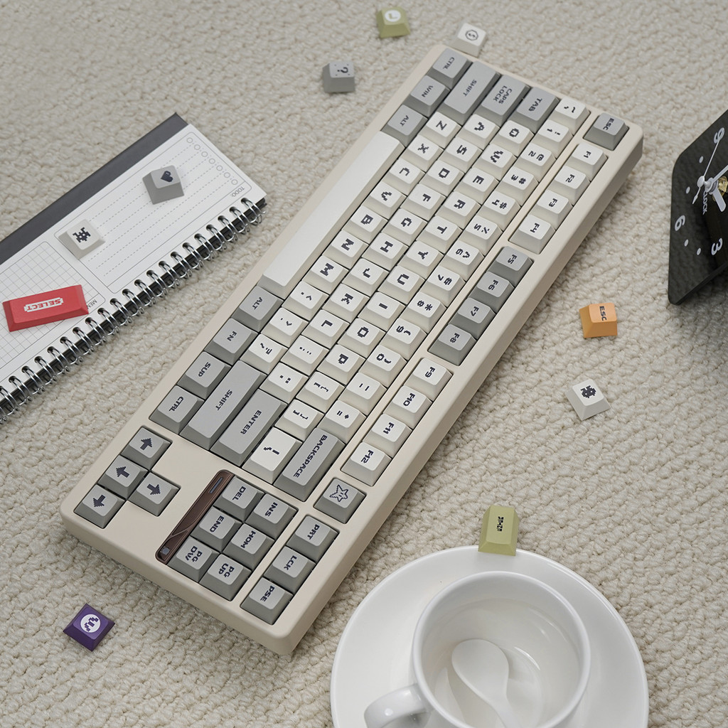 Mario pixel art Keycaps PBT Cherry Profile 152 keycaps set for ...