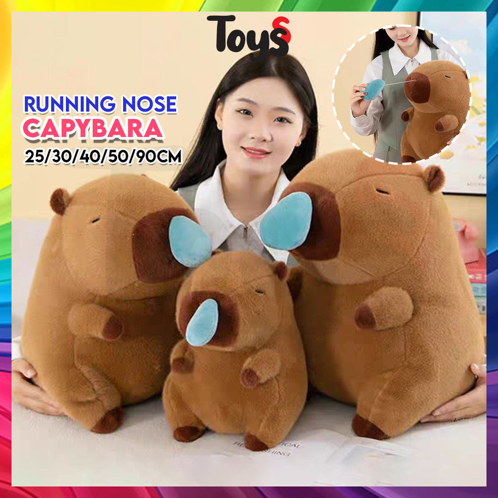 Toyss Capybara Patung Capybara Plushie Gift for Girl Hadiah Birthday ...