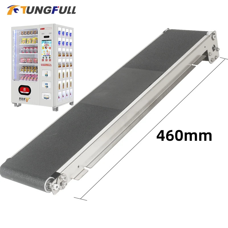 Conveyor Belt Mini 24V 460MM Stainless Steel Mini Conveyor PU Belt ...