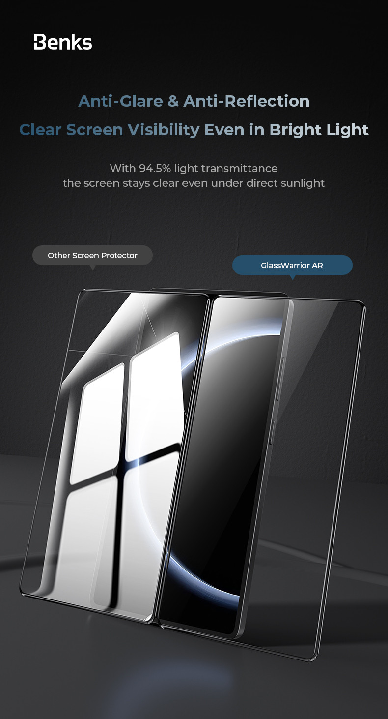 [Benks Official] Benks GlassWarrior AR Screen Protector for Samsung S25 ...