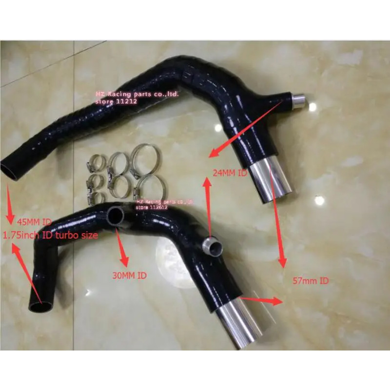 1.75'' N54 turbo Inlet pipe 135i 135is E82 1M 335i 335xi 335is E90 E91 ...