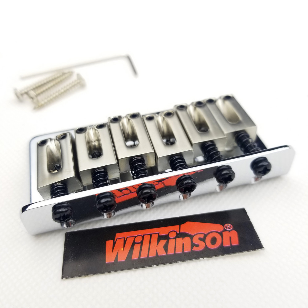 Wilkinson Electric Guitar Fixed Bridge String Thru Bridge Steg ...