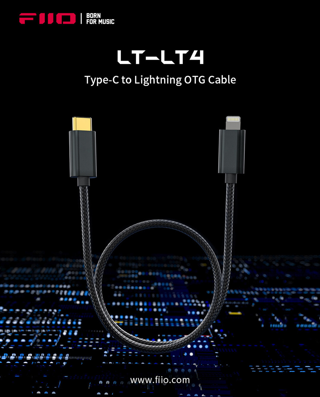 FiiO LT-LT4, OTG Cable: Type C to Type C or Type C to LT USB OTG ...