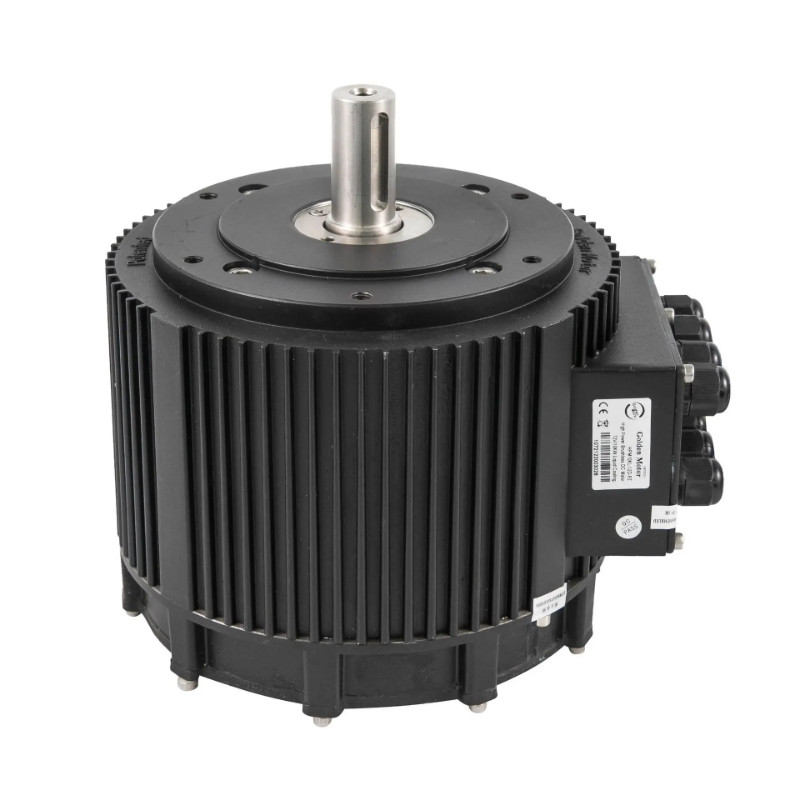 DC48V72V120V 10KW 5000rpm water-cooled brushless motor for electric ...