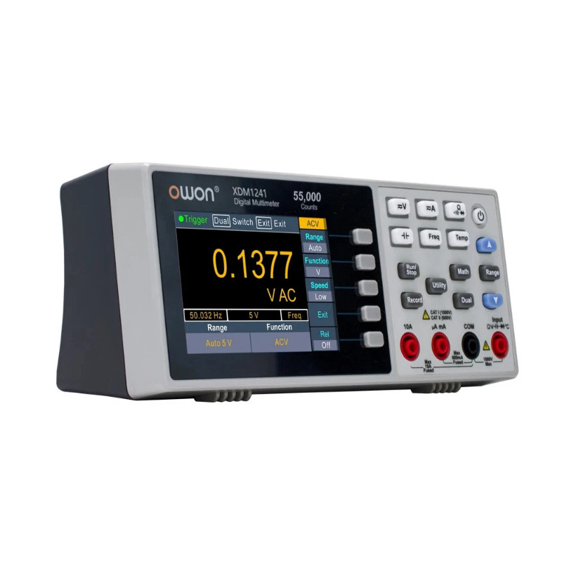 OWON XDM1241 Digital Multimeter 4 1/2 True RMS Portable Bench Built-in ...