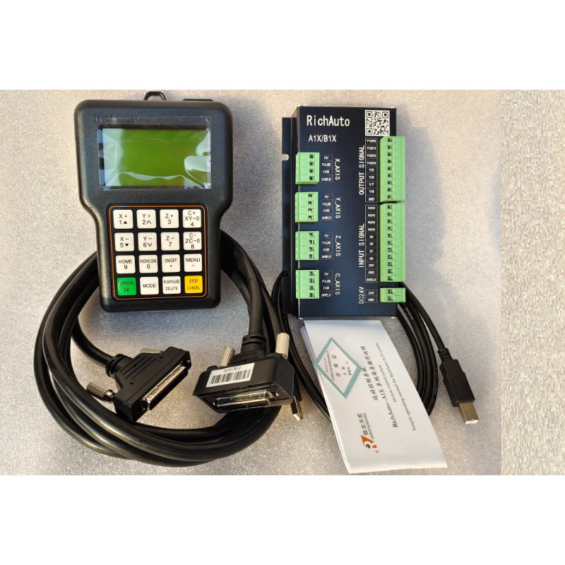 RichAuto DSP A18 4 Axis USB Motion Control System Manual For CNC Router NEWCARVE CNC Controller ...