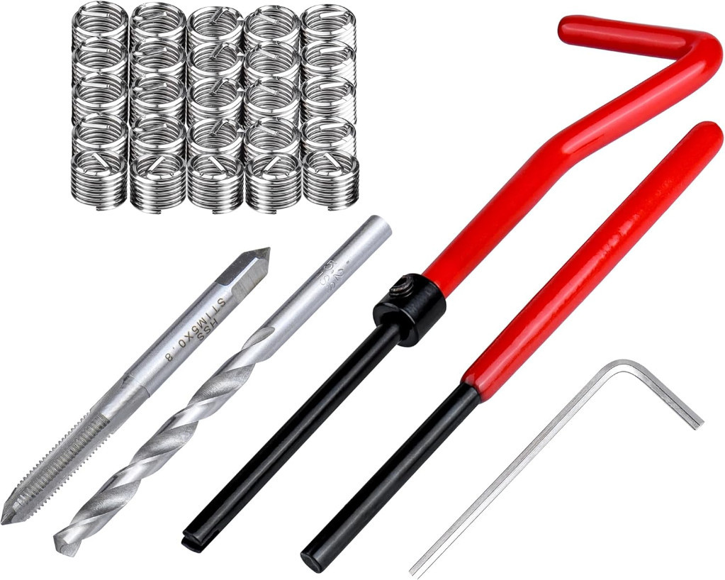 30PCS/SET Thread Repair Tool M5/M6/M8 for Restoring Damaged Thread ...