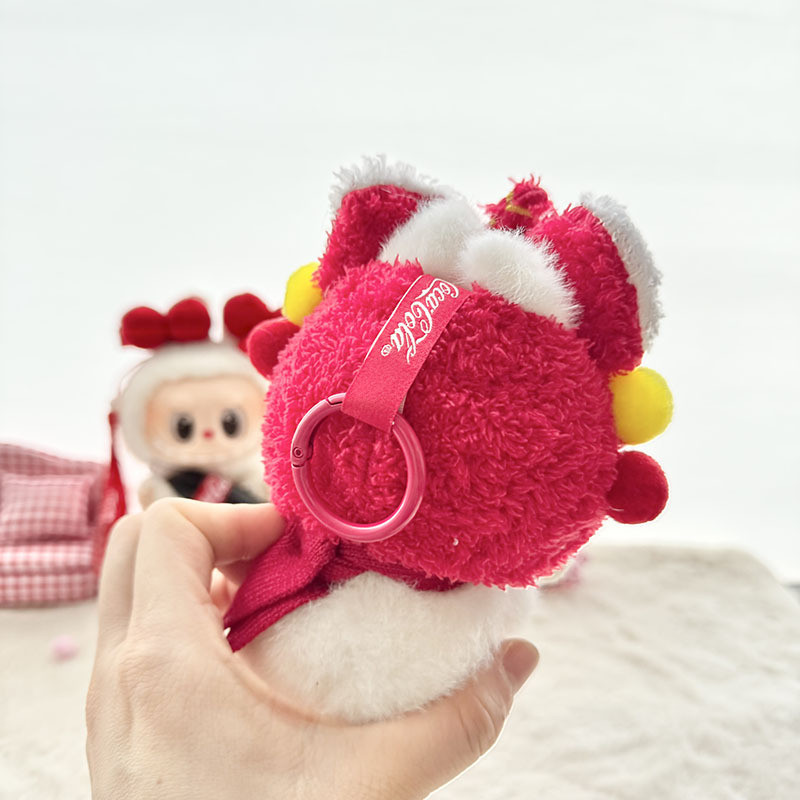 Labubu Coke Clothes Set New Year Dragon Hat for Have A Seat Labubu V1 ...