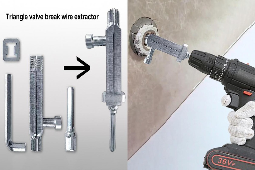 DU| Screw Extractor Set Pipe Screw Extractor Professional Broken Bolt ...