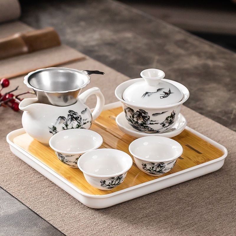 [Collected By 3024 People] Kung Fu Tea Set Family Set Tea Set Complete ...