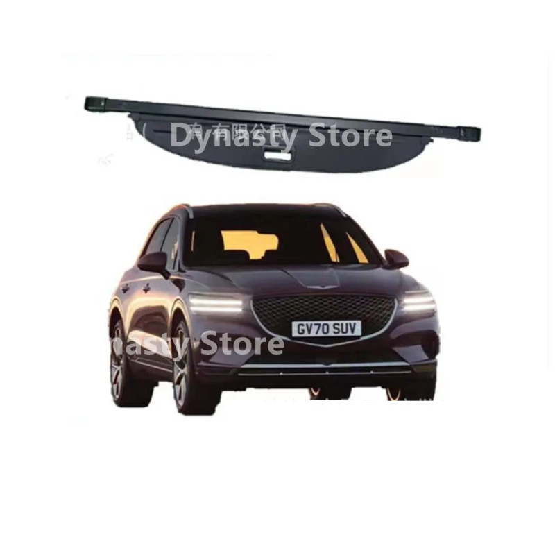 Car Trunk Cargo Cover for Genesis GV70 Luggage Organizer Curtain Boot ...