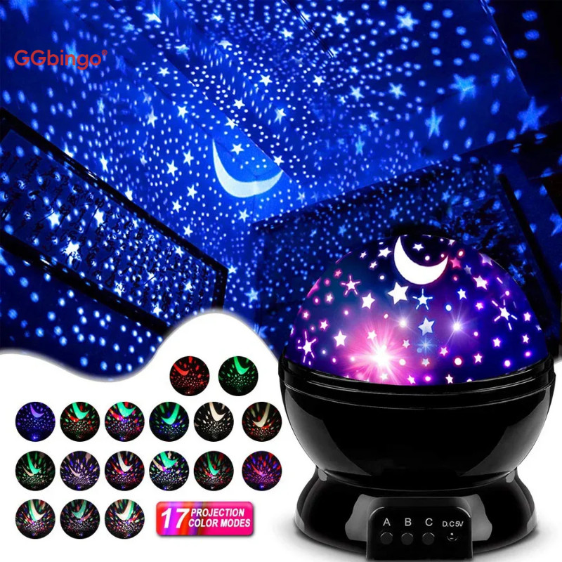 GGbingo Star Projector Night Light Lamp Fun Gifts for Girls and Boys ...