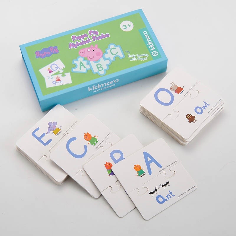 Kidmoro Peppa Pig Alphabet Puzzle, Learn your Kids Alphabet with Peppa ...