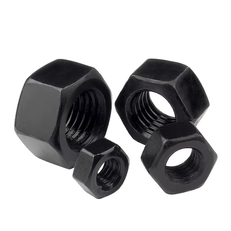 [HKH] Hexagon Nut M2 M2.5 M2.6 M3 M3.5 M4 M5 M6 M8 M10 M12 Black arbon ...