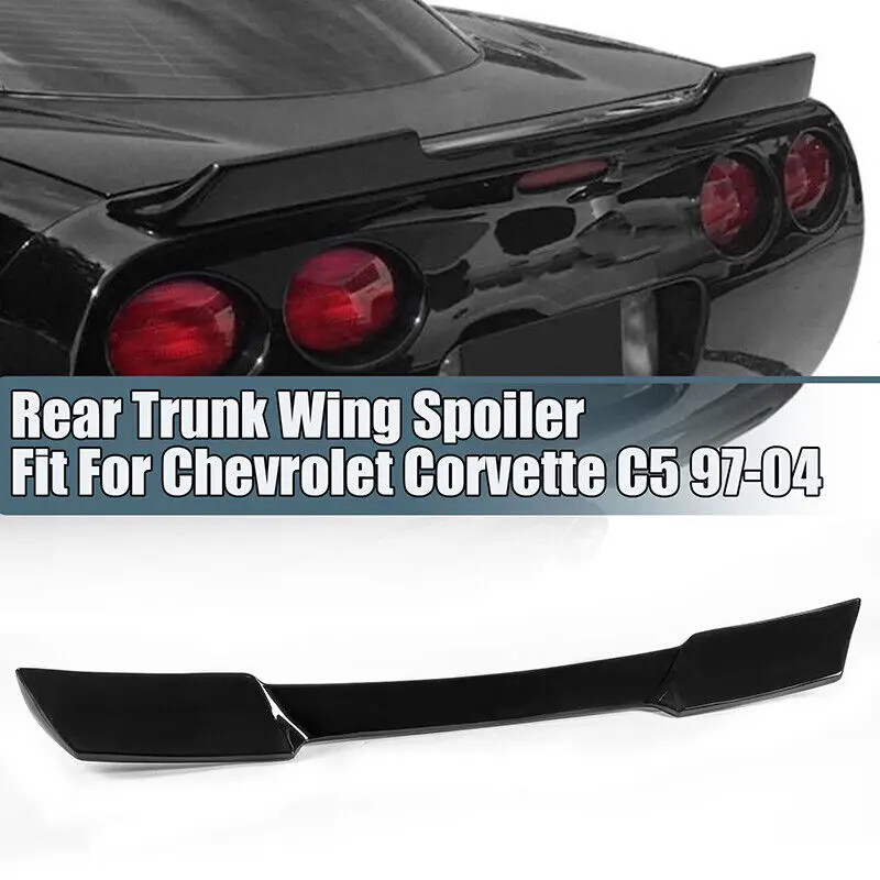 Extended Style ABS Plastic Rear Trunk Lid Rear Trunk Wing Spoiler Fits ...