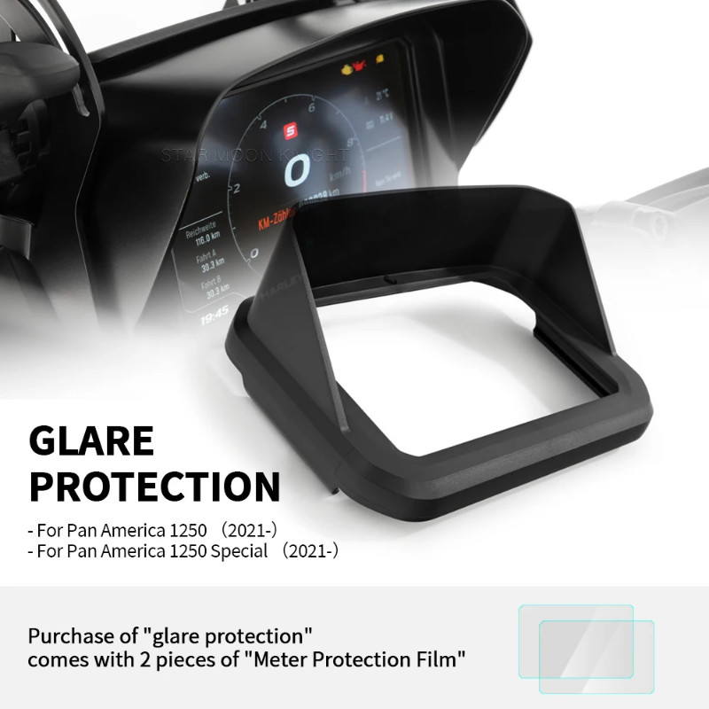 For Pan America 1250 Special RA1250 TFT 6,8 In Cockpit Glare Shield ...