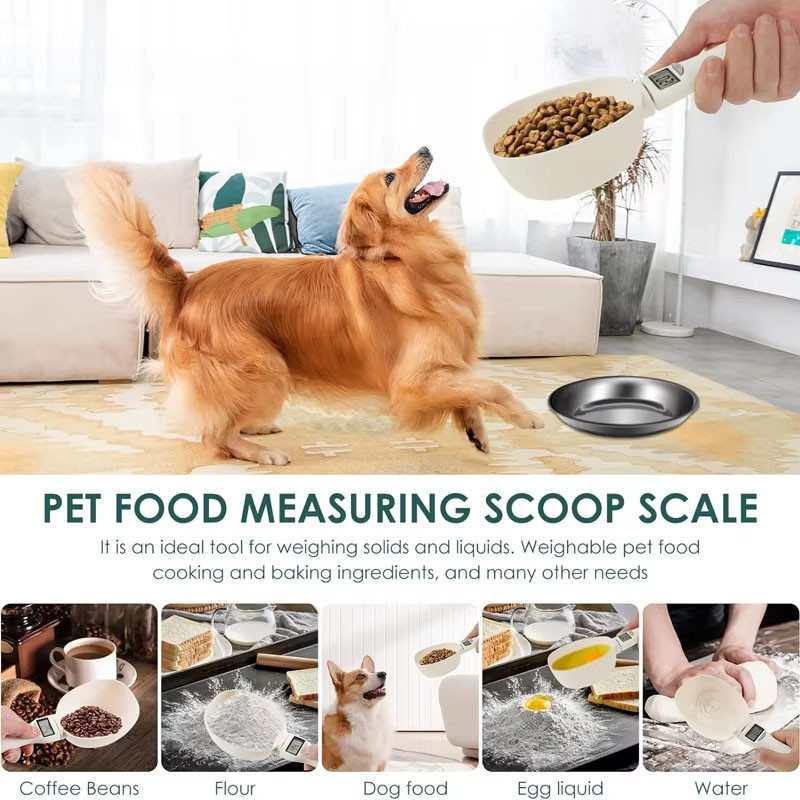 Pet Electronic Measuring Spoon Digital Cat Dog Food Scale for Accurate ...