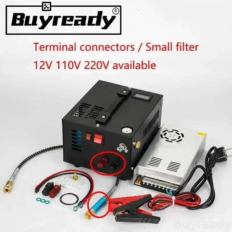 12V 110V 220V 300bar 4500Psi 30Mpa Refilling Air Compressor For Hunting ...