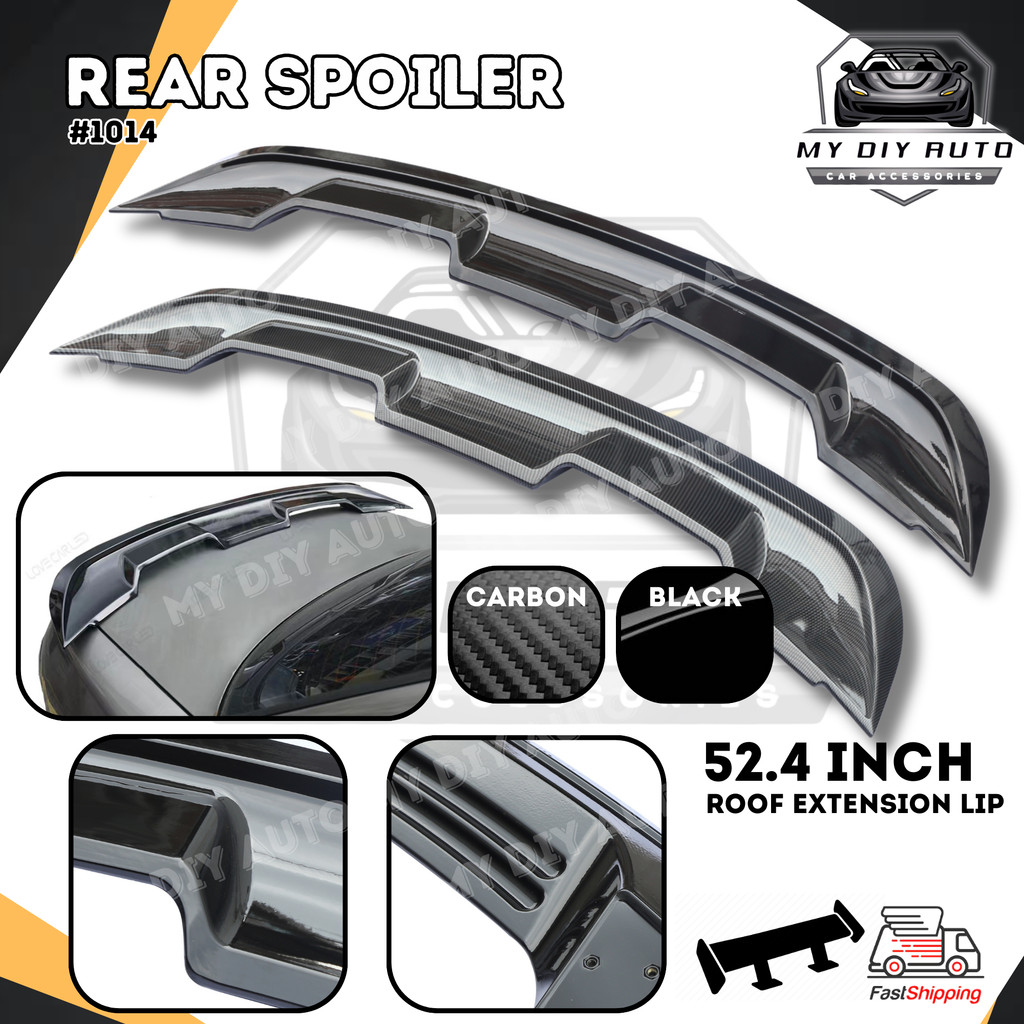 UNIVERSAL REAR SPOILER 52.3inch CAR REAR SPOILER MODIFIED ROOF ...